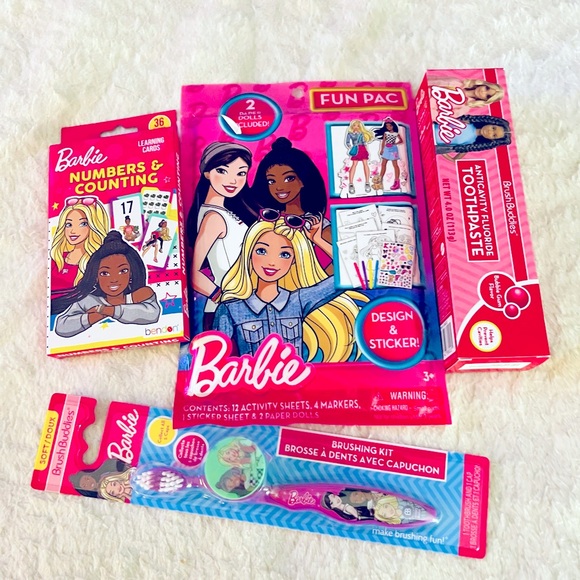 Barbie | Other | Barbie Fun Pack With Toothbrush And Activity Sheets ...